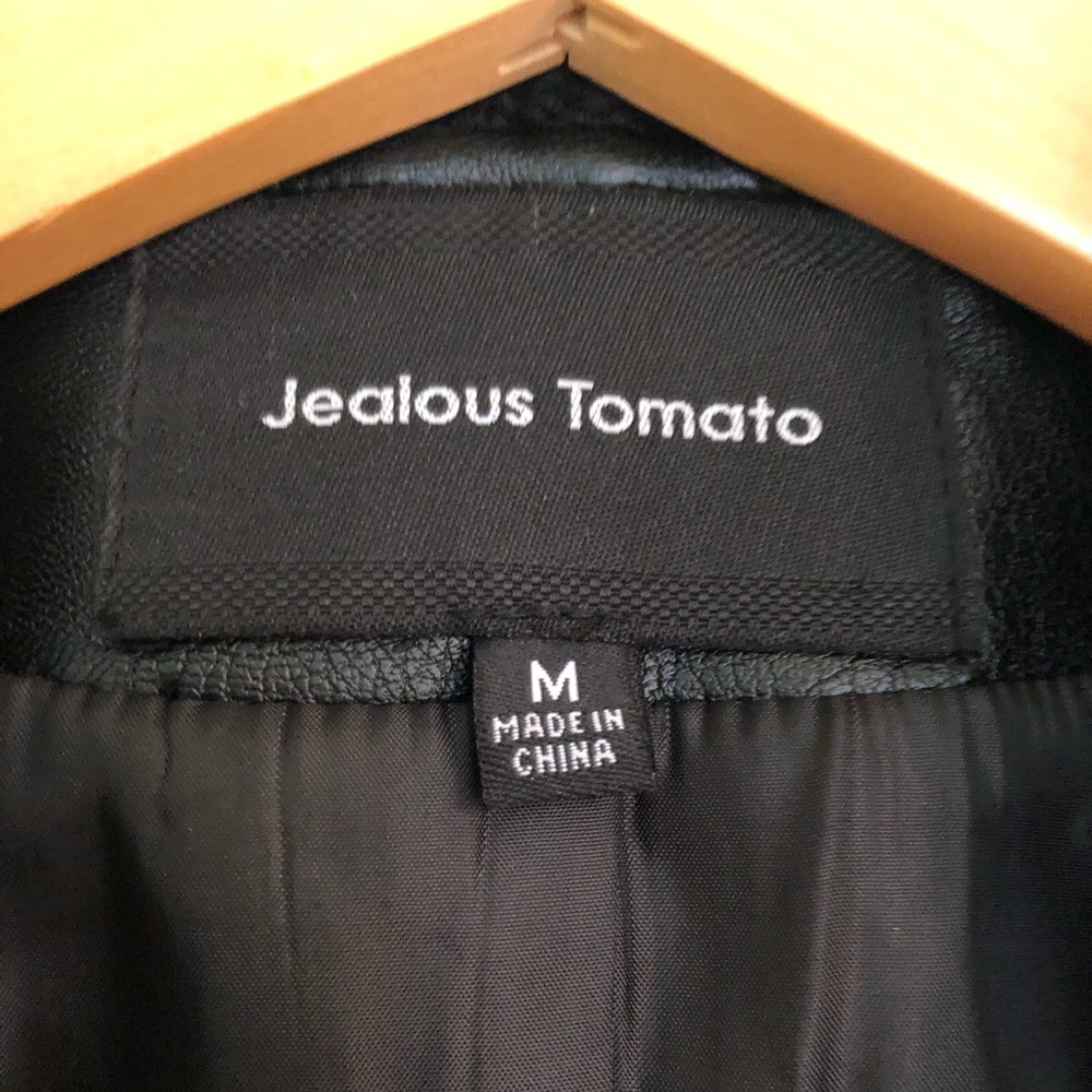 Jealous Tomato Vegan Leather Jacket, M - Worn Once - Gem